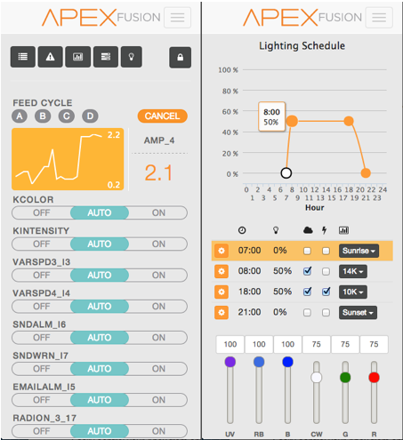 Neptune Apex Fusion's powerful logging tool